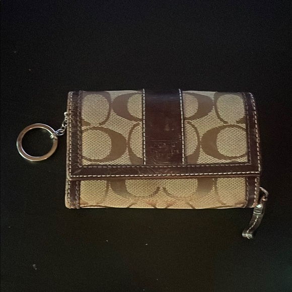 Coach | Bags | Coach Signature Hampton Brown Wallet From Early 200s ...